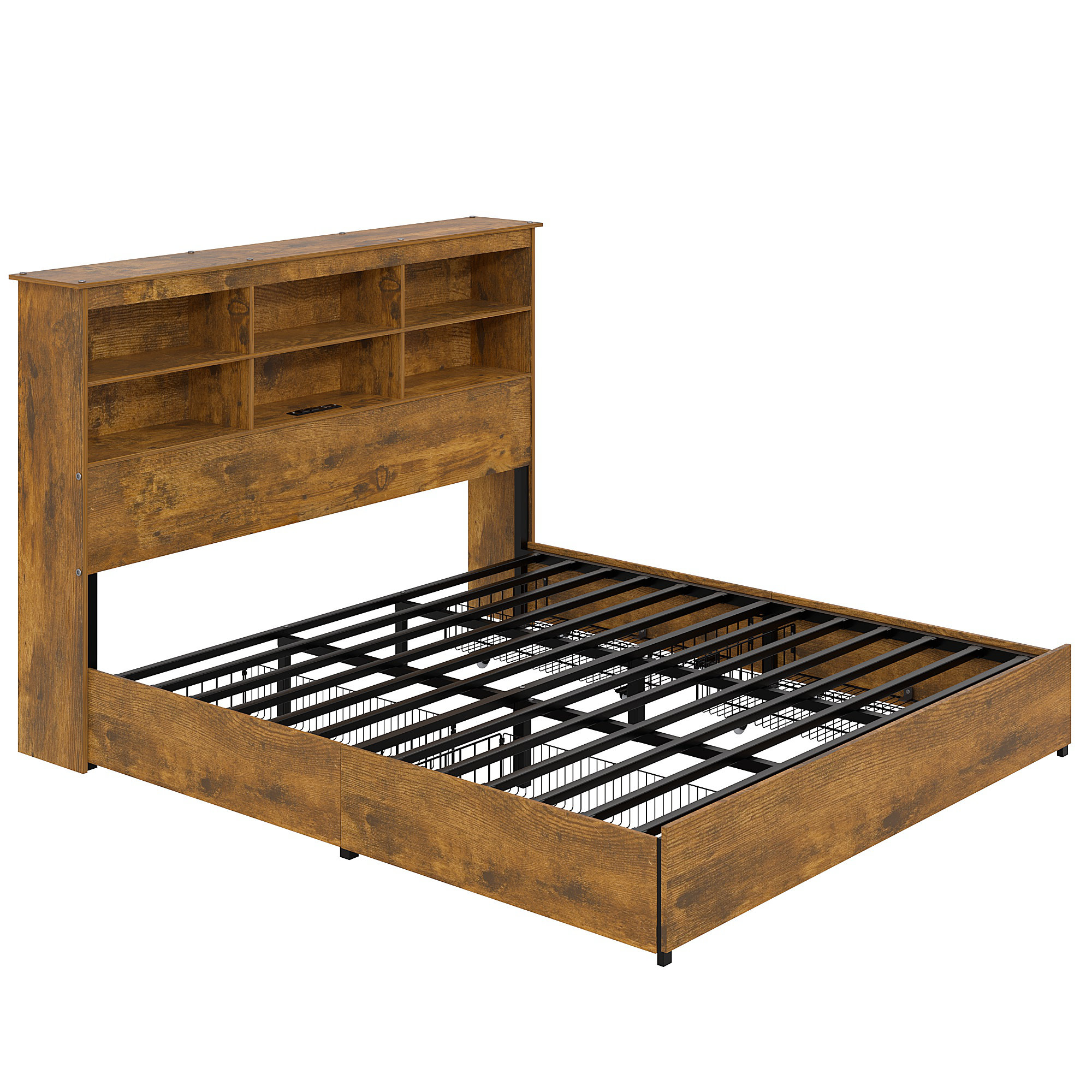 Vecelo La structure du lit très grand - Wayfair Canada