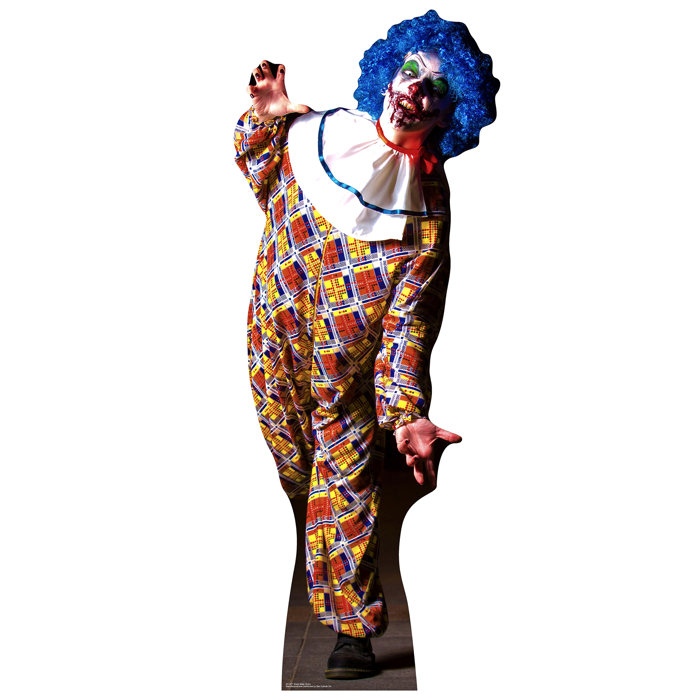 Star Cutouts It Is a Very Scary Male Clown Cardboard Standup | Wayfair