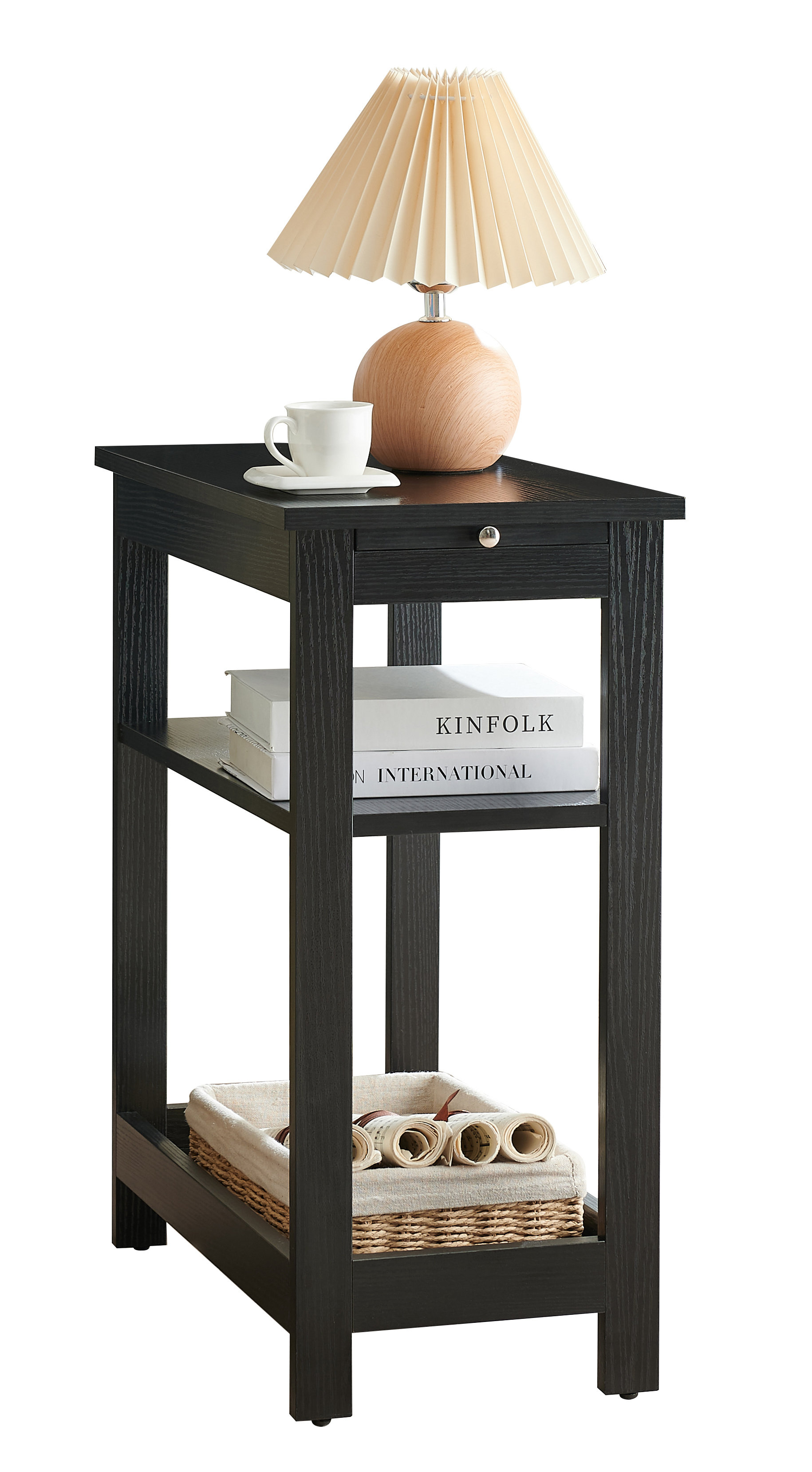 Ebern Designs Deina 3 Tier End Table - Square End Table - Table for ...