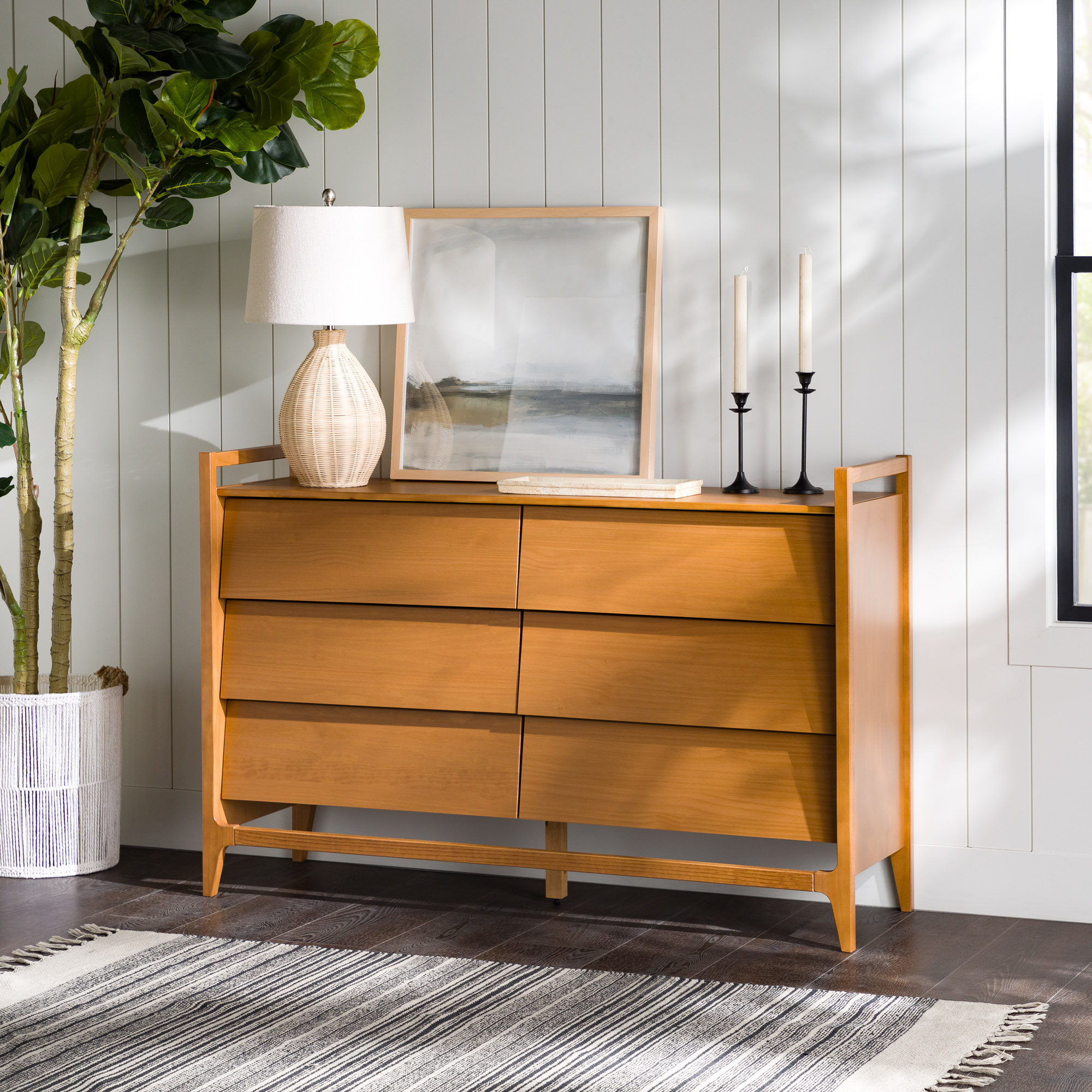 Wade Logan Aundrea 6 - Drawer Dresser & Reviews - Wayfair Canada