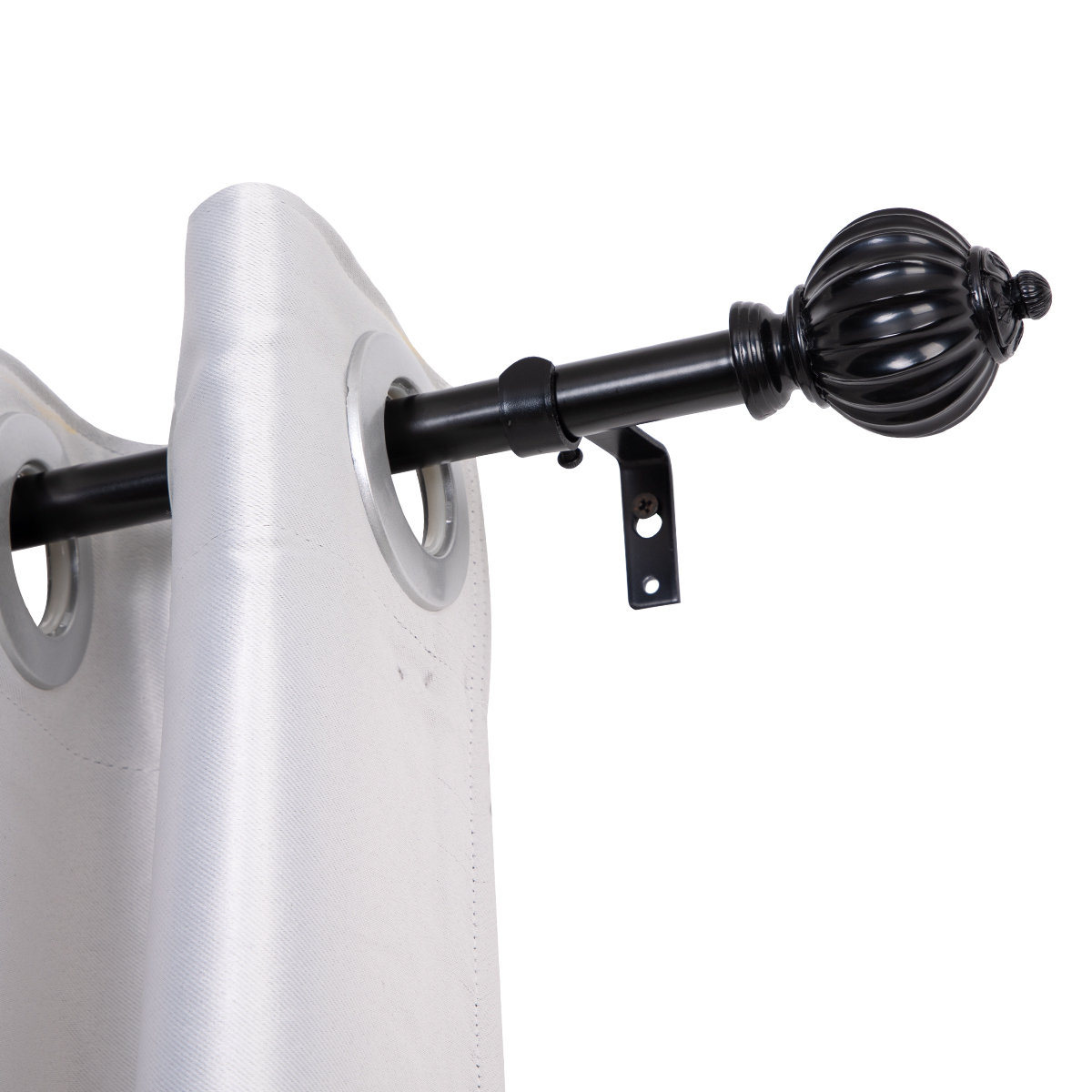 Alcott Hill® UTOPIA ALLEY Wall Mounted Spalding 3/4 Inch Curtain Rod ...