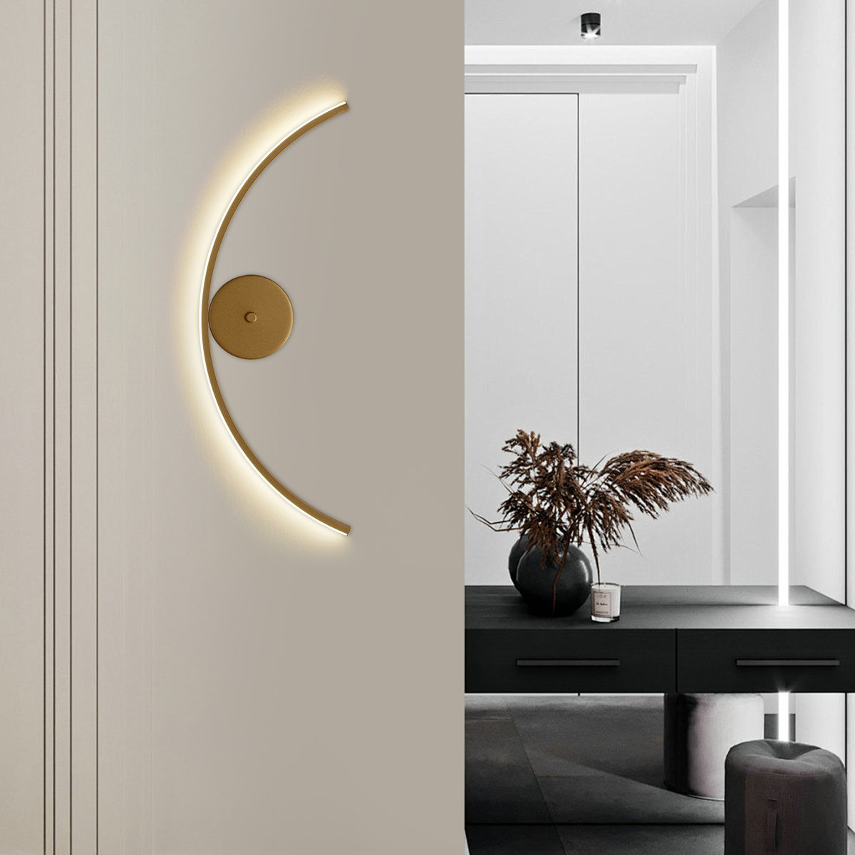 Mercer41 Ahni LED Flush Mounted Sconce & Reviews | Wayfair