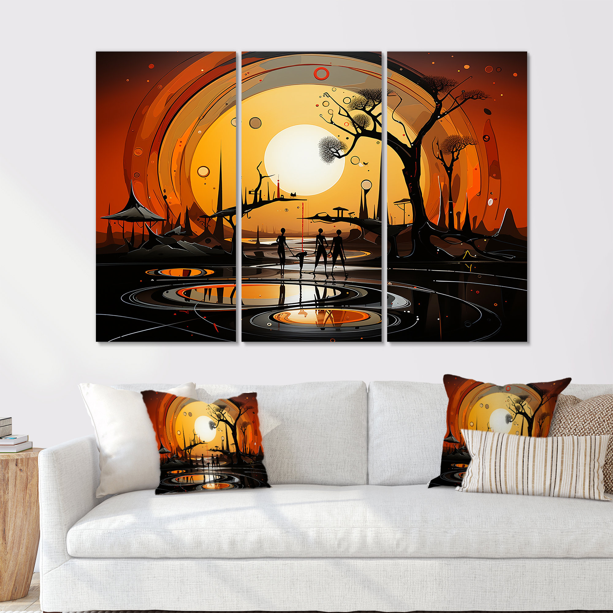 Lark Manor™ African Vision Unity Of Soul - African Wall Art Living Room ...