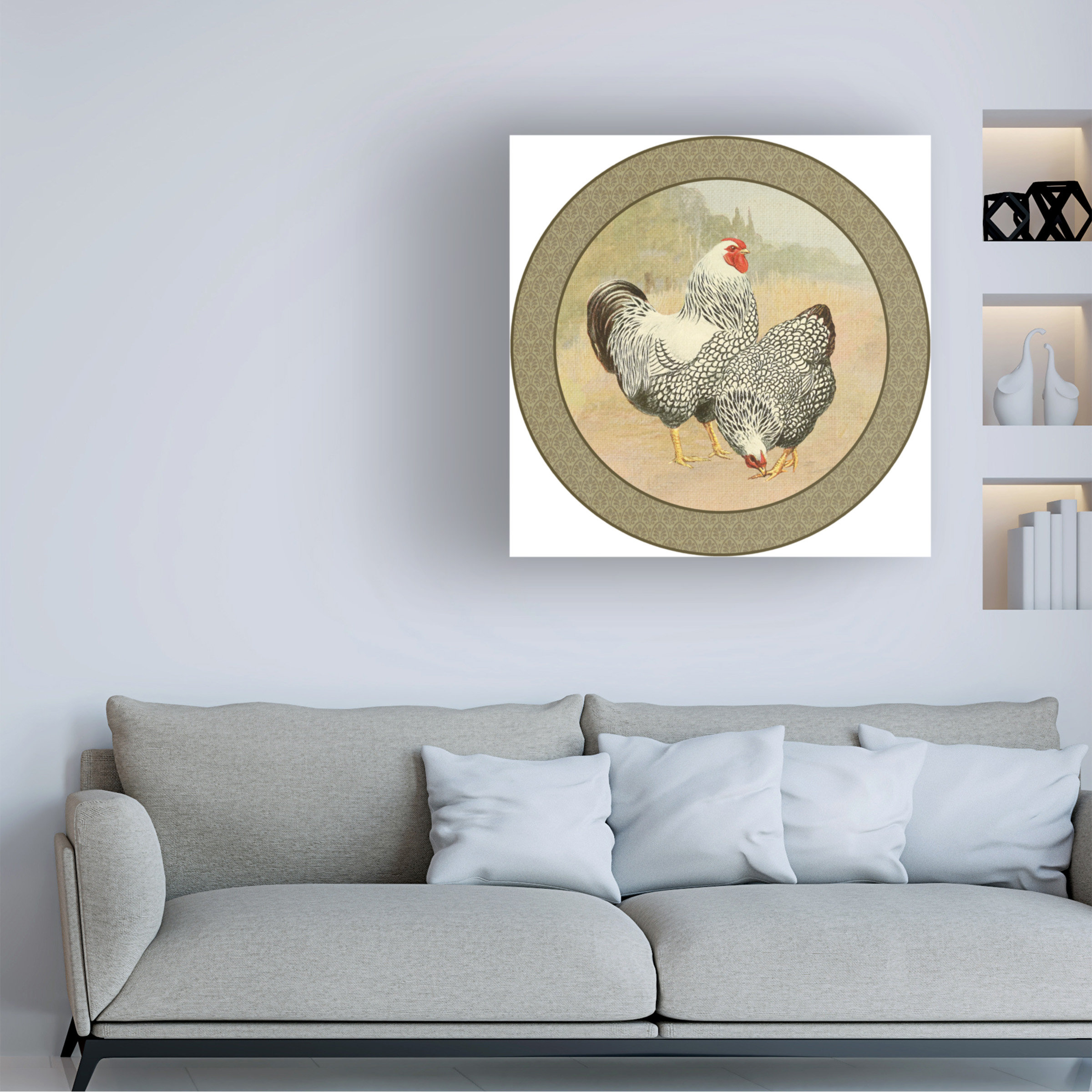 Ophelia & Co. Wrapped Canvas Wall Art - Gail Fraser 'Provence Poulet ...