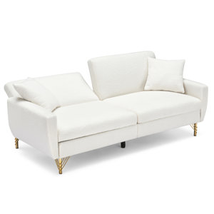 Mercer41 Akasim 74.41'' Upholstered Convertible Sofa | Wayfair