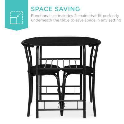 Ebern Designs Dismukes 3 - Piece Dining Set & Reviews | Wayfair