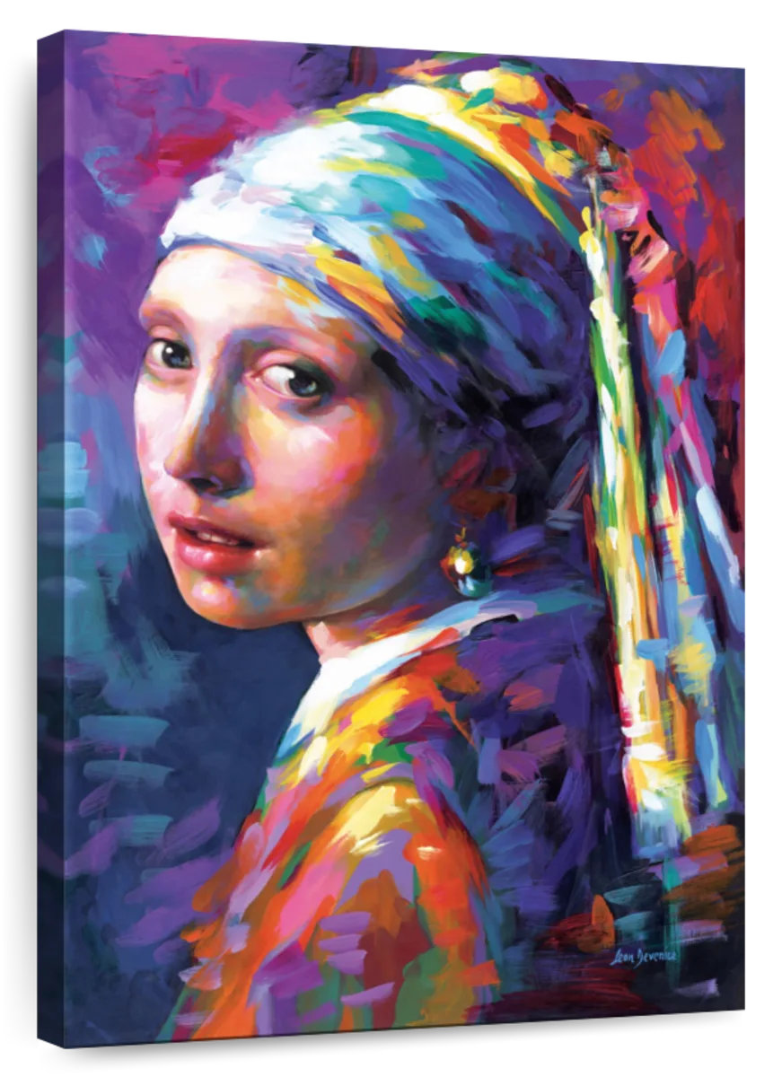 Winston Porter Vivid Girl With A Pearl Earring | Wayfair