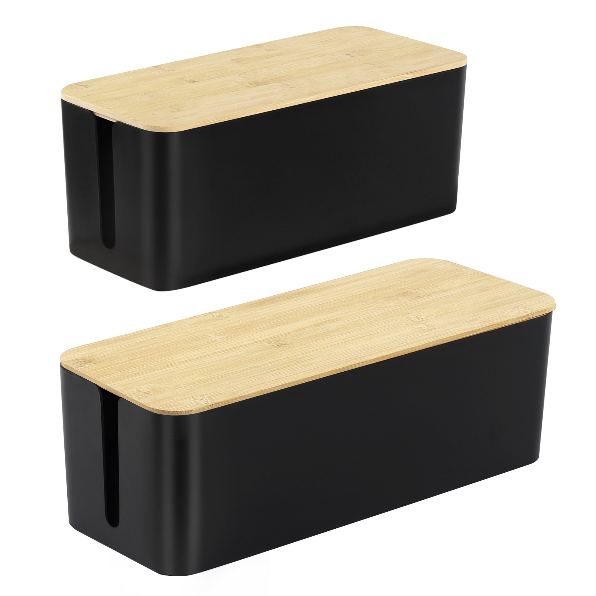 BTY 2 Pack Cable Management Box Storage Wire Hide And Hide Extension ...
