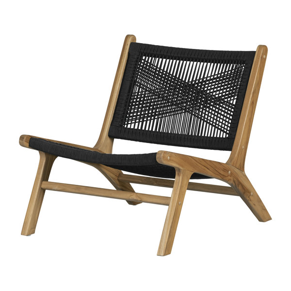 South Side Living Agave Wood Outdoor Armless Lounge Chair | Wayfair
