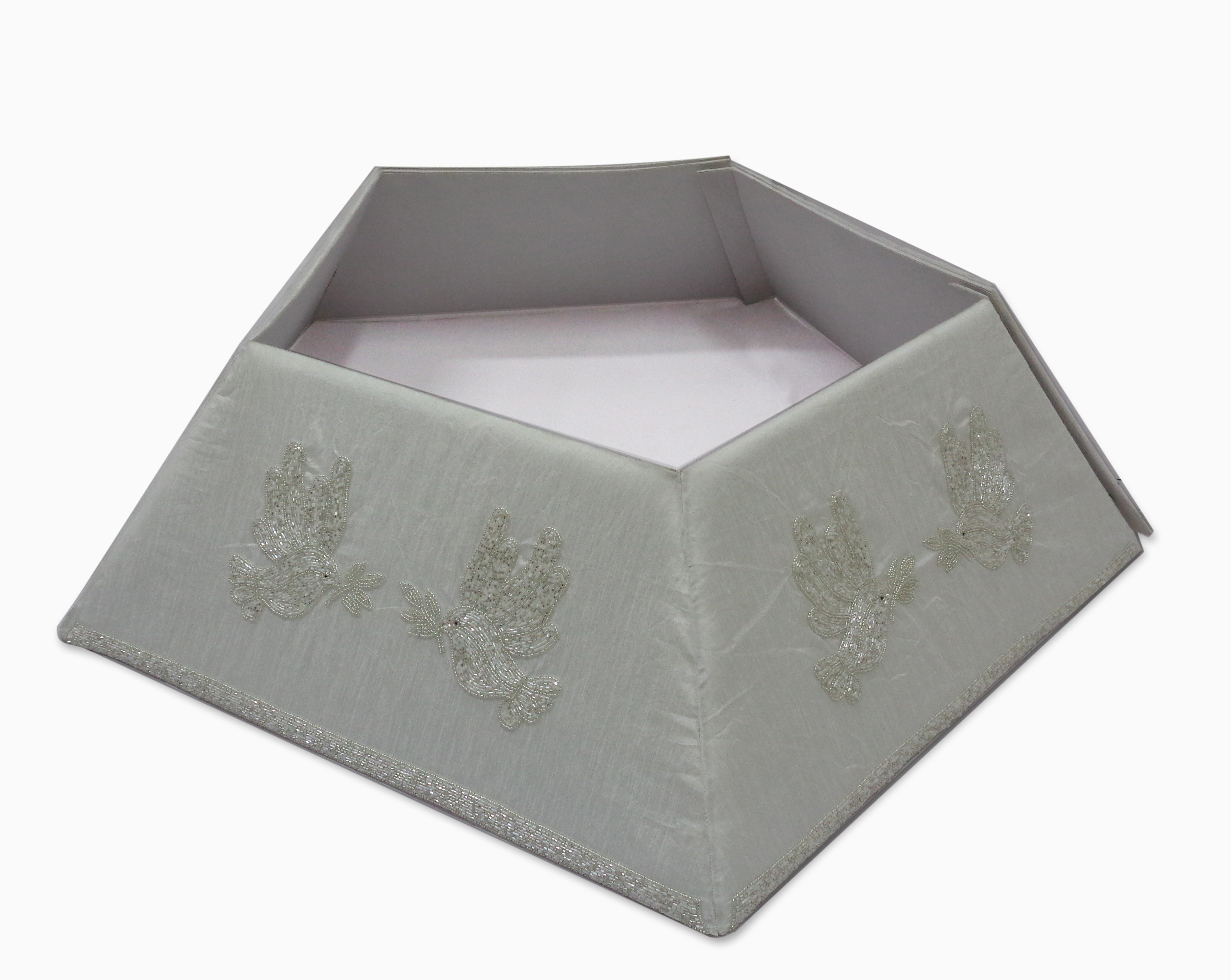 Arcadia Home Hand Beaded Tree Collar | Wayfair