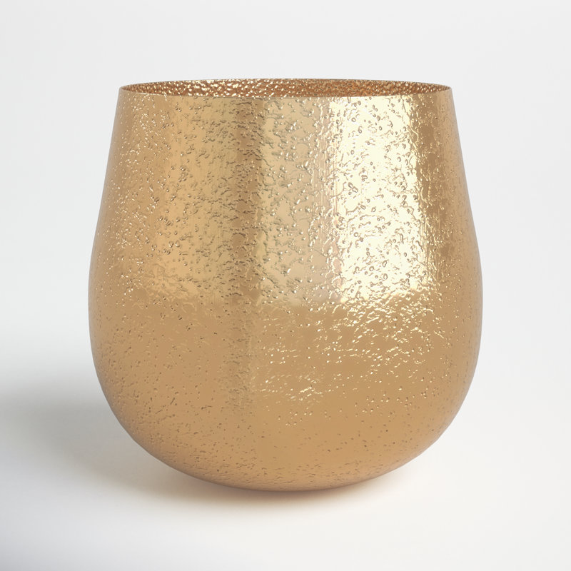 AllModern Drake Metal Pot Planter | AllModern