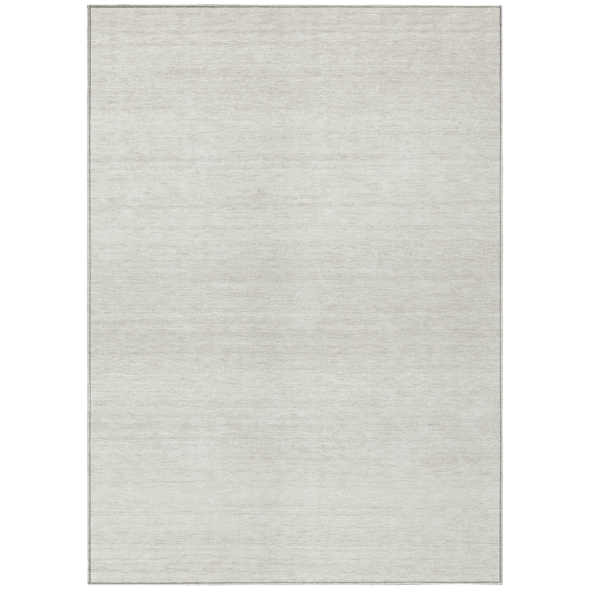 HomeRoots Tapis extérieur lavable rayé ivoire et beige 5 pi x 8 pi - Wayfair Canada
