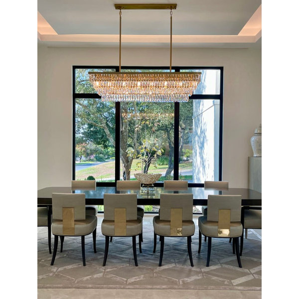 Rosdorf Park Kymere 20 - Light Dimmable Kitchen Island Rectangle ...