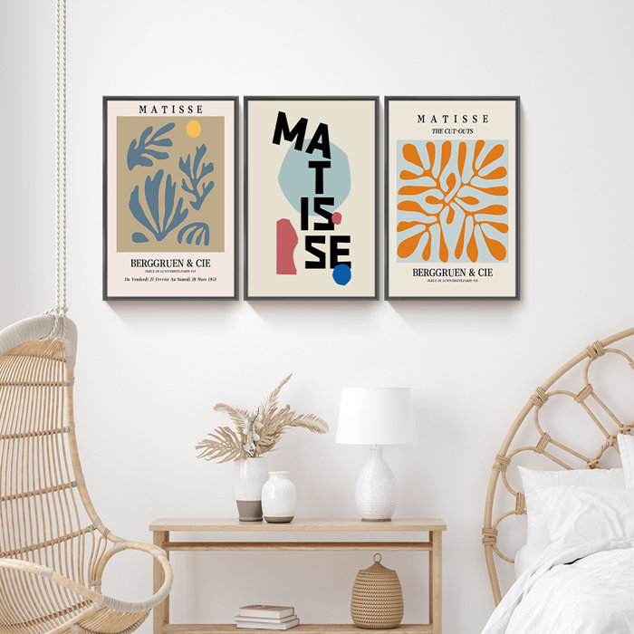 Corrigan Studio® Artistical Plants Wall Art - 3 Piece Picture Aluminum ...