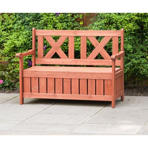 Leisure Season Solid Wood Storage Bench & Reviews | Wayfair