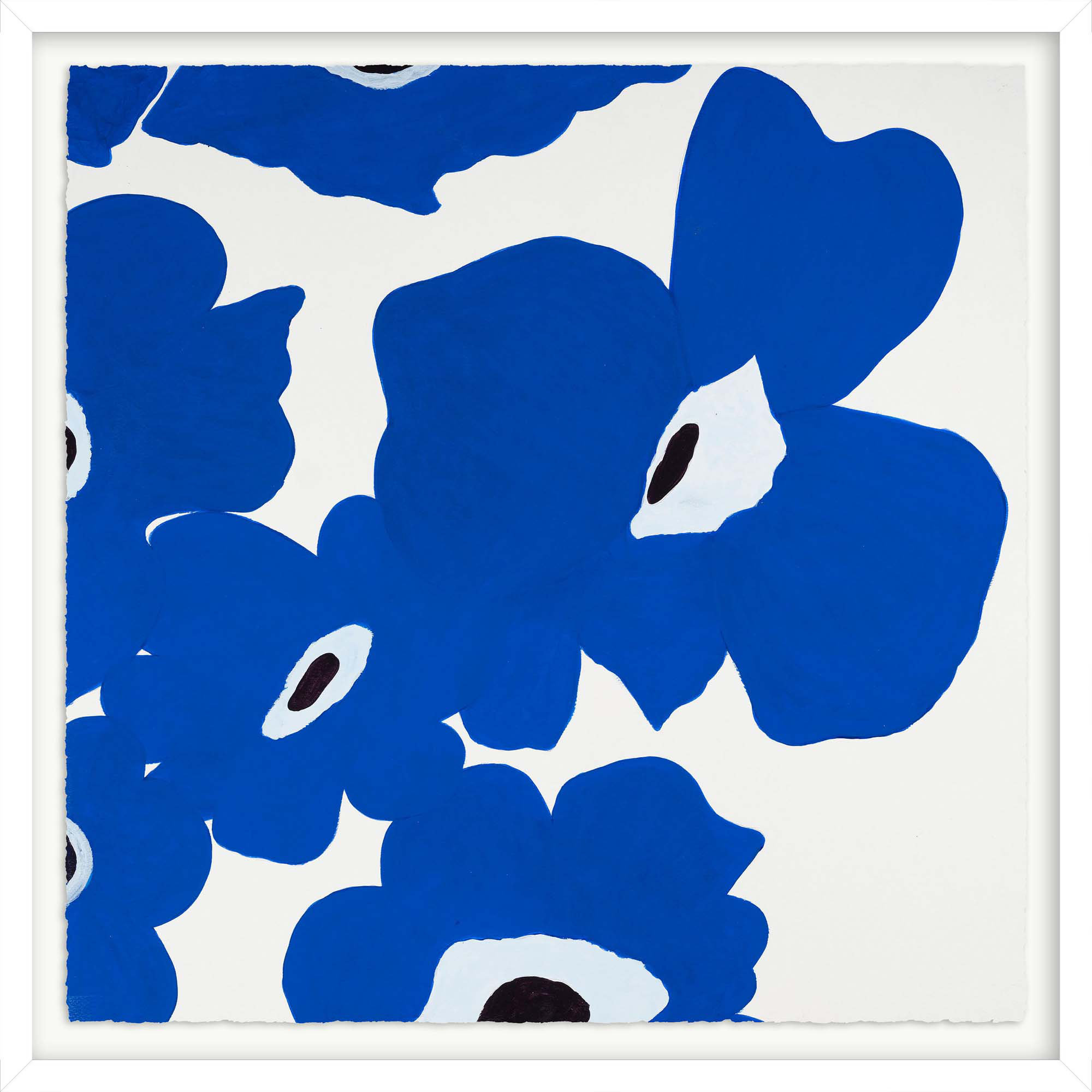 RFA Decor " Poppy Dreams Blue " by H. Scott | Wayfair