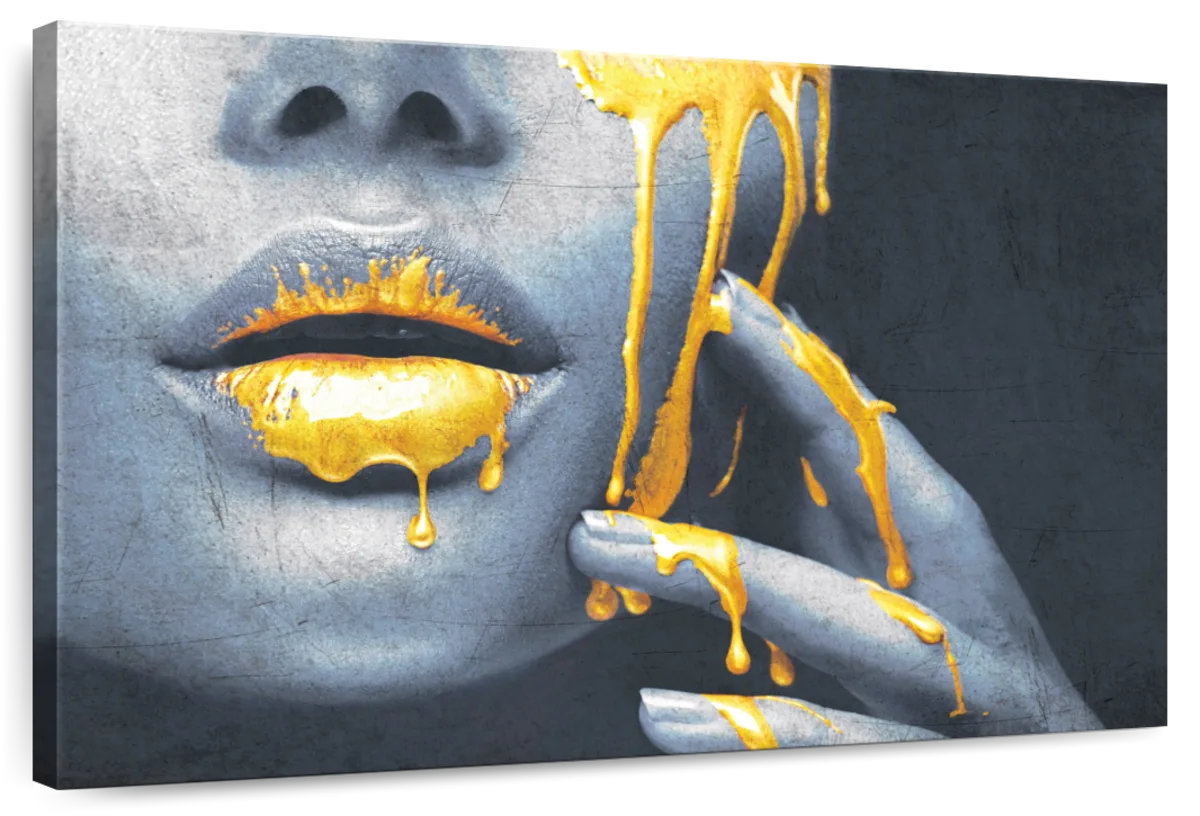Mercer41 Shuttleworth Gold Makeup Paint Drip - Wayfair Canada