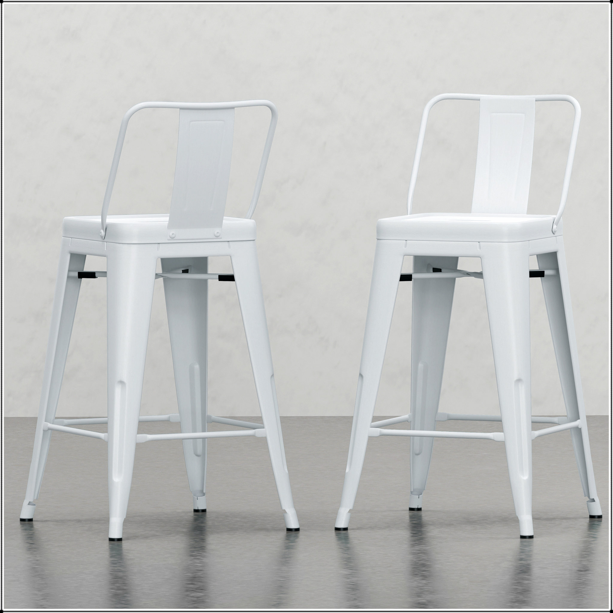Williston Forge 24 inch Metal Counter Height Stool | Wayfair