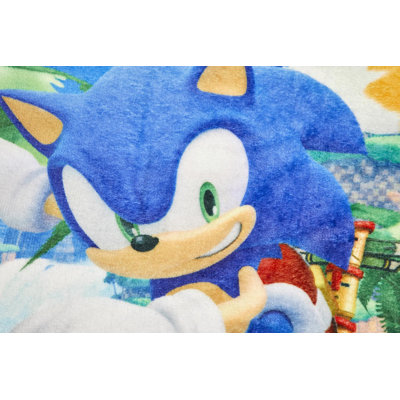 Just Funky Sonic the Hedgehog Sonic & Tails Throw | Wayfair