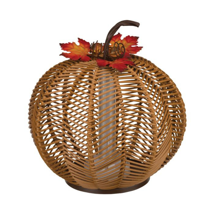 Regal Art & Gift LED Wicker Pumpkin Lantern - Round | Wayfair