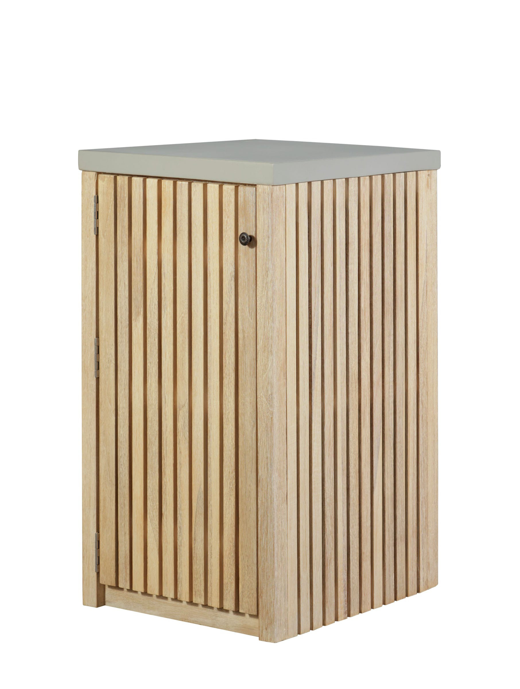 Red Barrel Studio Eclipse Outdoor Solid Teak Natural Look Wood Cabinet ...
