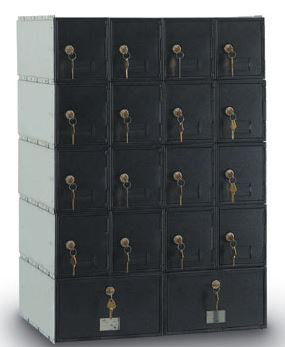 Postal Products Unlimited, Inc. Guardian18 Door Rear Load Rack Ladder ...