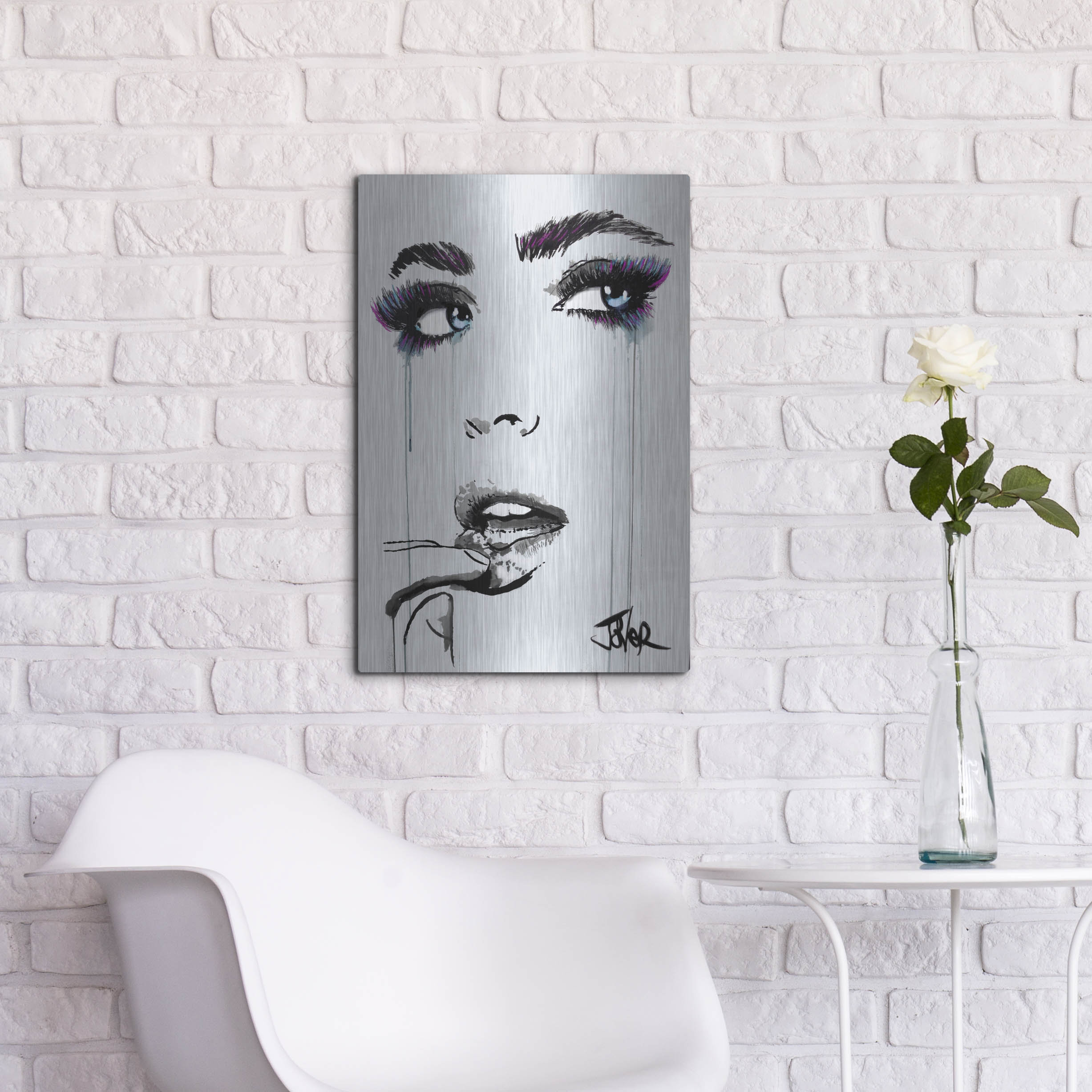 Winston Porter 'Say You Will' by Loui Jover Metal Wall Art | Wayfair