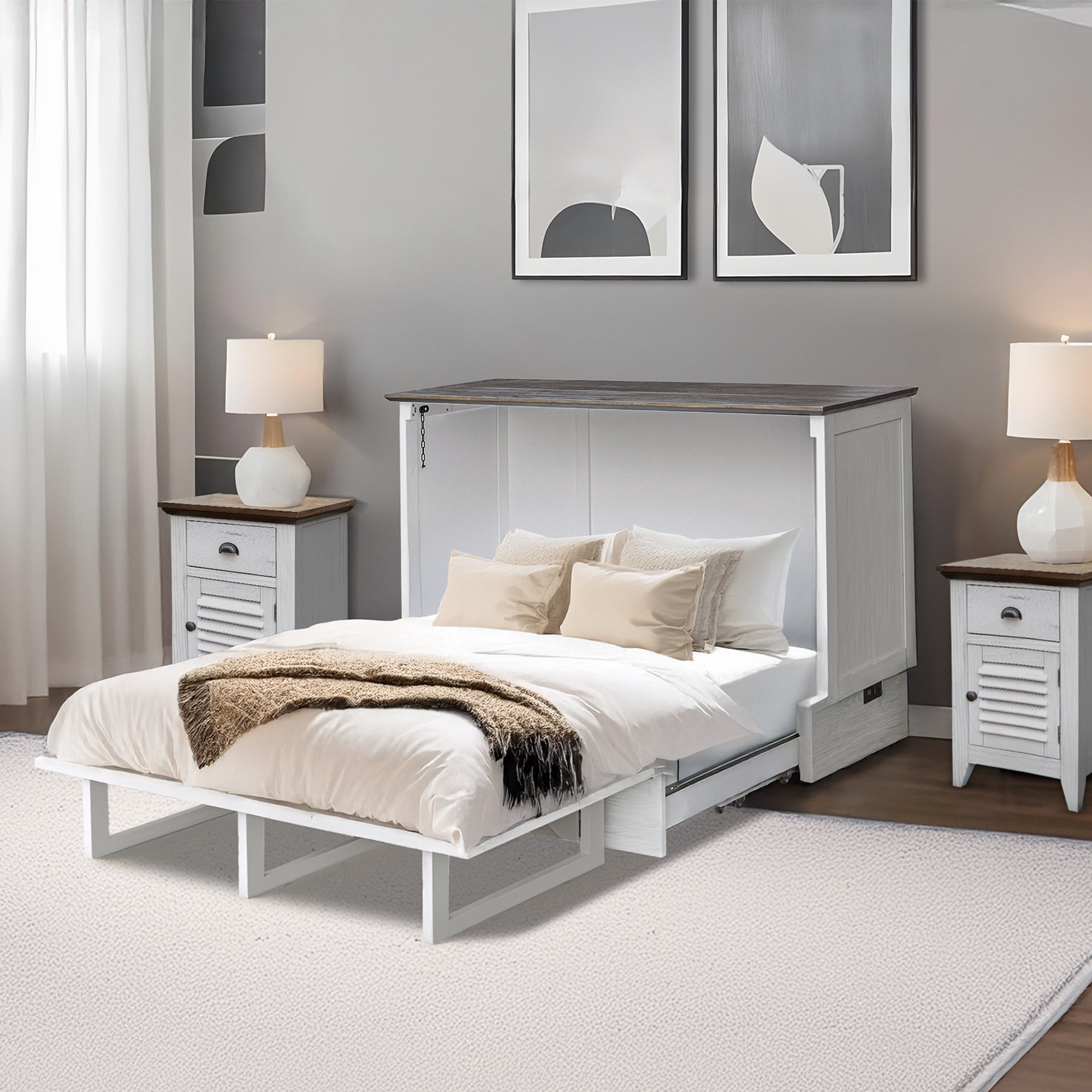 Wildon Home® Nathalye Sleep Cabinet with Storage Bed | Wayfair