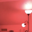 Red Barrel Studio® Kamer 71'' Black Torchiere Floor Lamp with Outlet ...