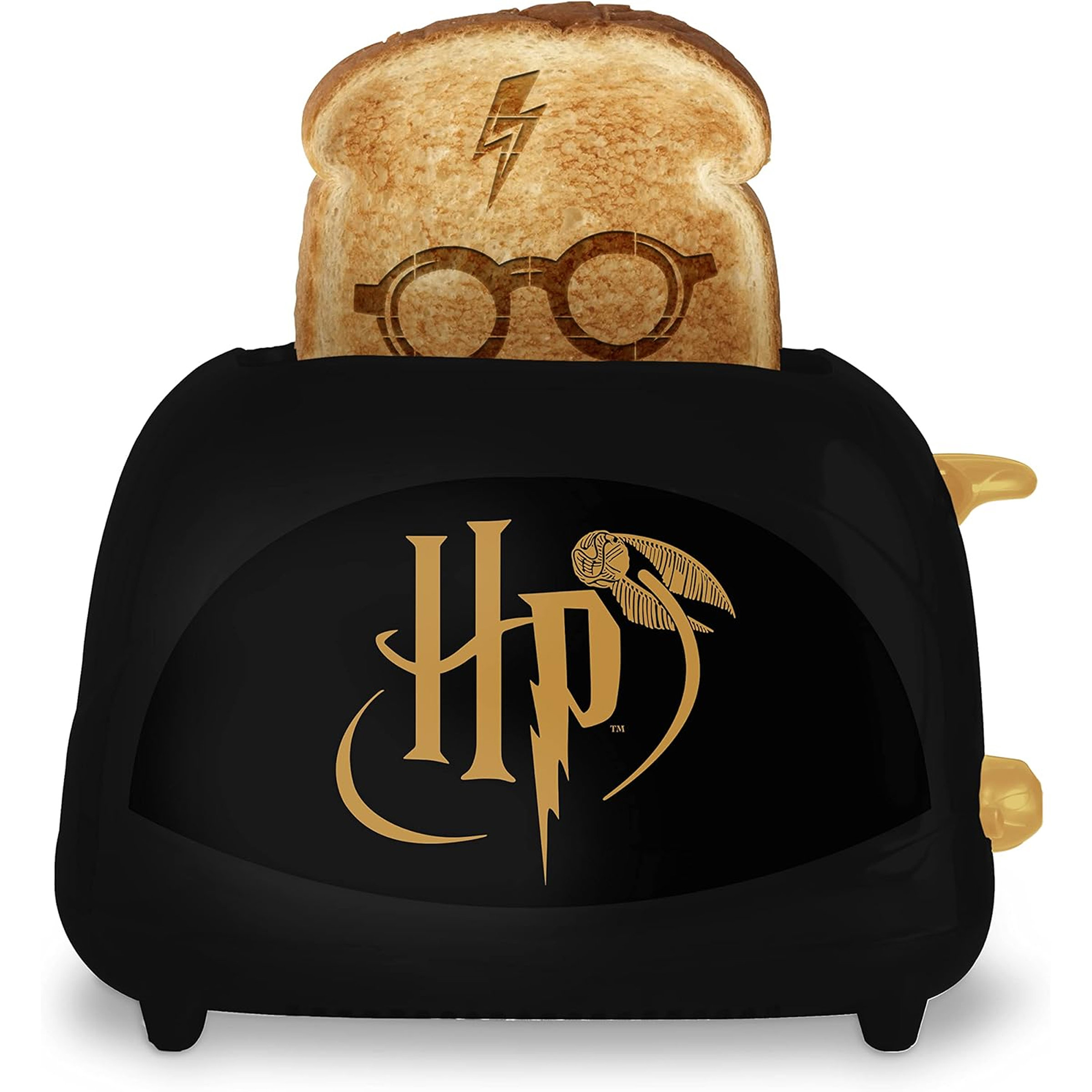 DKB TOYS Uncanny Brands Harry Potter Icon 2 Slice Toaster - Black ...