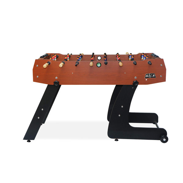 KICK Foosball Tables KICK Monarch 48" Brown Folding Foosball Table ...