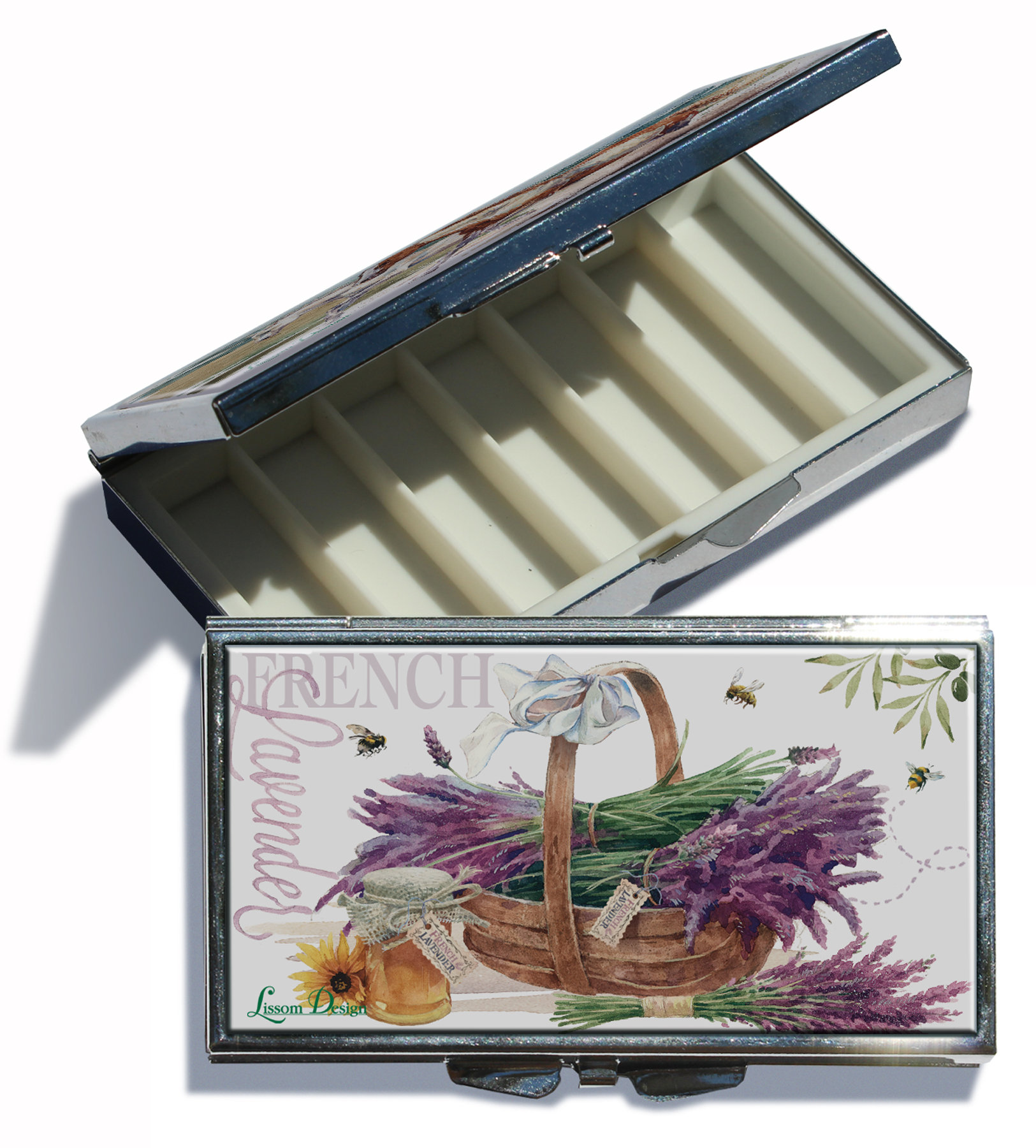 Lissom Design Lavender Bee Farm Decorative Box | Wayfair