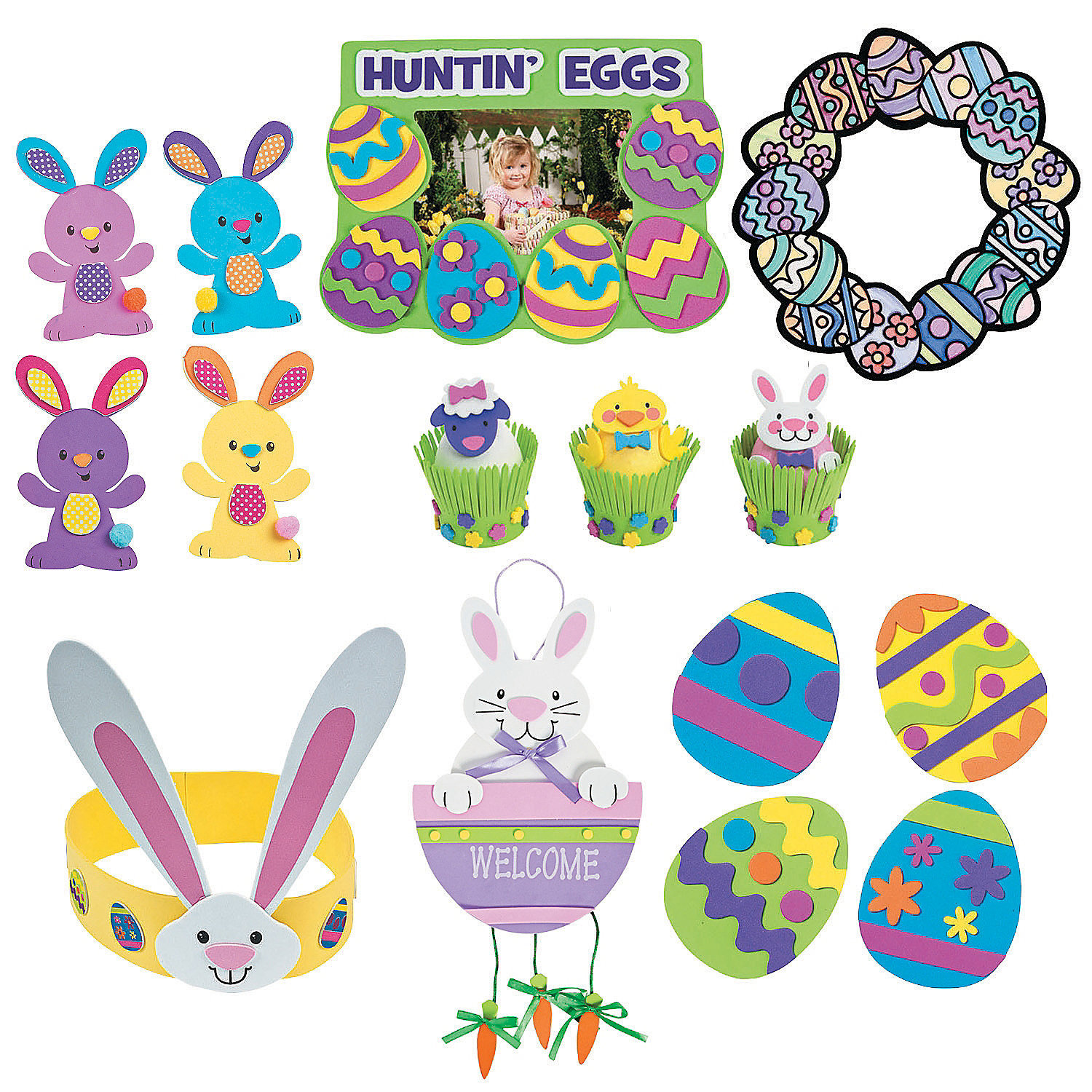 The Holiday Aisle® Katharyn Easter Craft Kit Assortment - Craft Kits ...