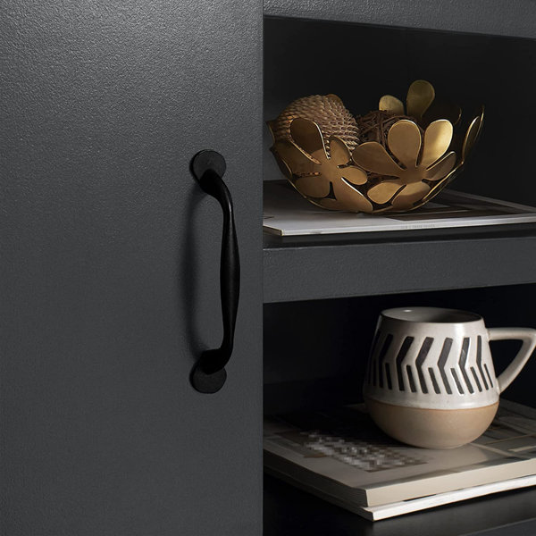 Ebern Designs Corner TV Stand for 50" TV, Modern Living Room with ...