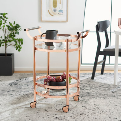 Wrought Studio Metal Bar Cart & Reviews | Wayfair