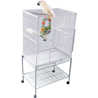 Archie & Oscar™ Clyde 62.25" Iron Flat Top Floor Bird Cage with Wheels ...
