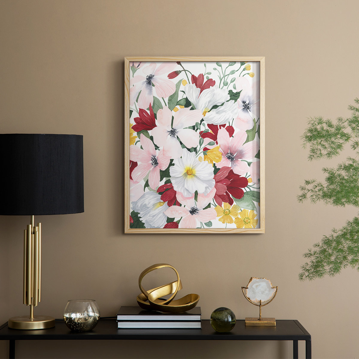 Ophelia & Co. Spring Bliss II Framed Print - Solid Wood | Wayfair