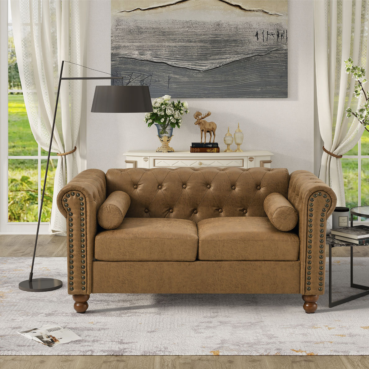 Canora Grey Chesterfield Tufted Sofa Couch | Wayfair