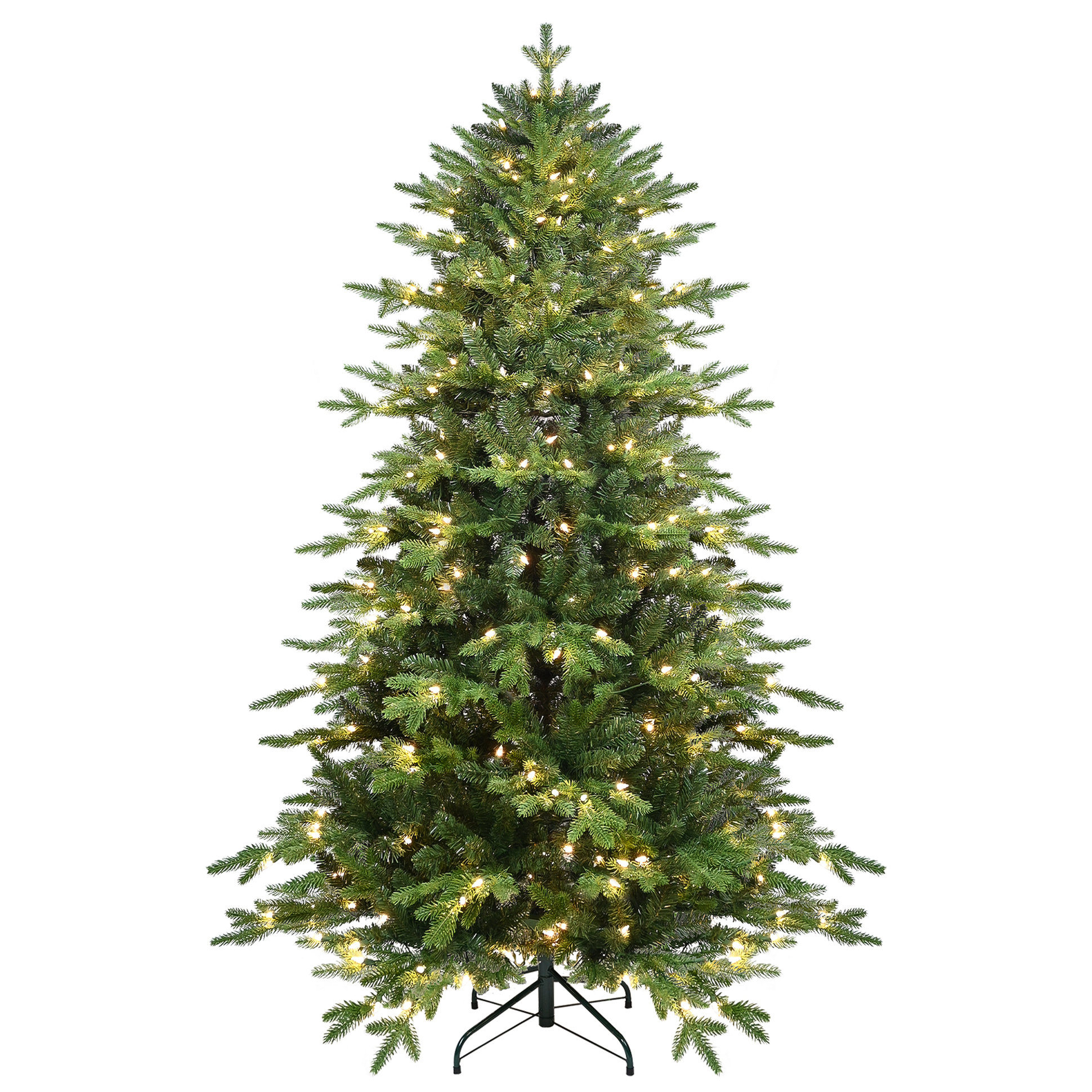Red Barrel Studio® 7.5ft Christmas Tree With 450 Warm White Ul Lights ...