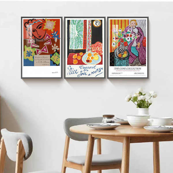 Vault W Artwork Matisse Artwork Framed On Canvas 3 Pieces by Henri ...