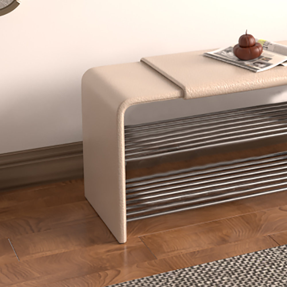 interanest 39.4 Shoe Changing Stool Shoe Storage Stool | Wayfair