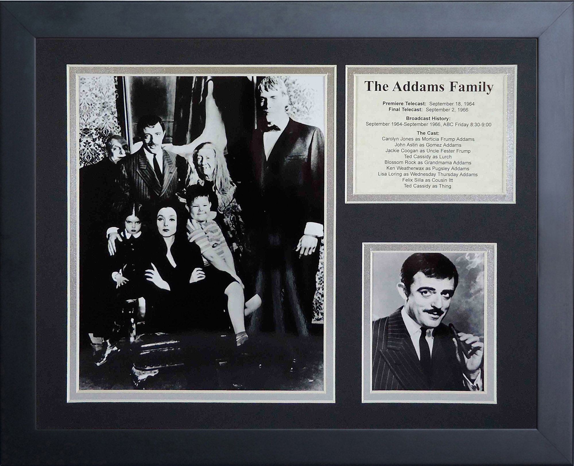 Legends Never Die The Addams Family Framed Memorabilia | Wayfair