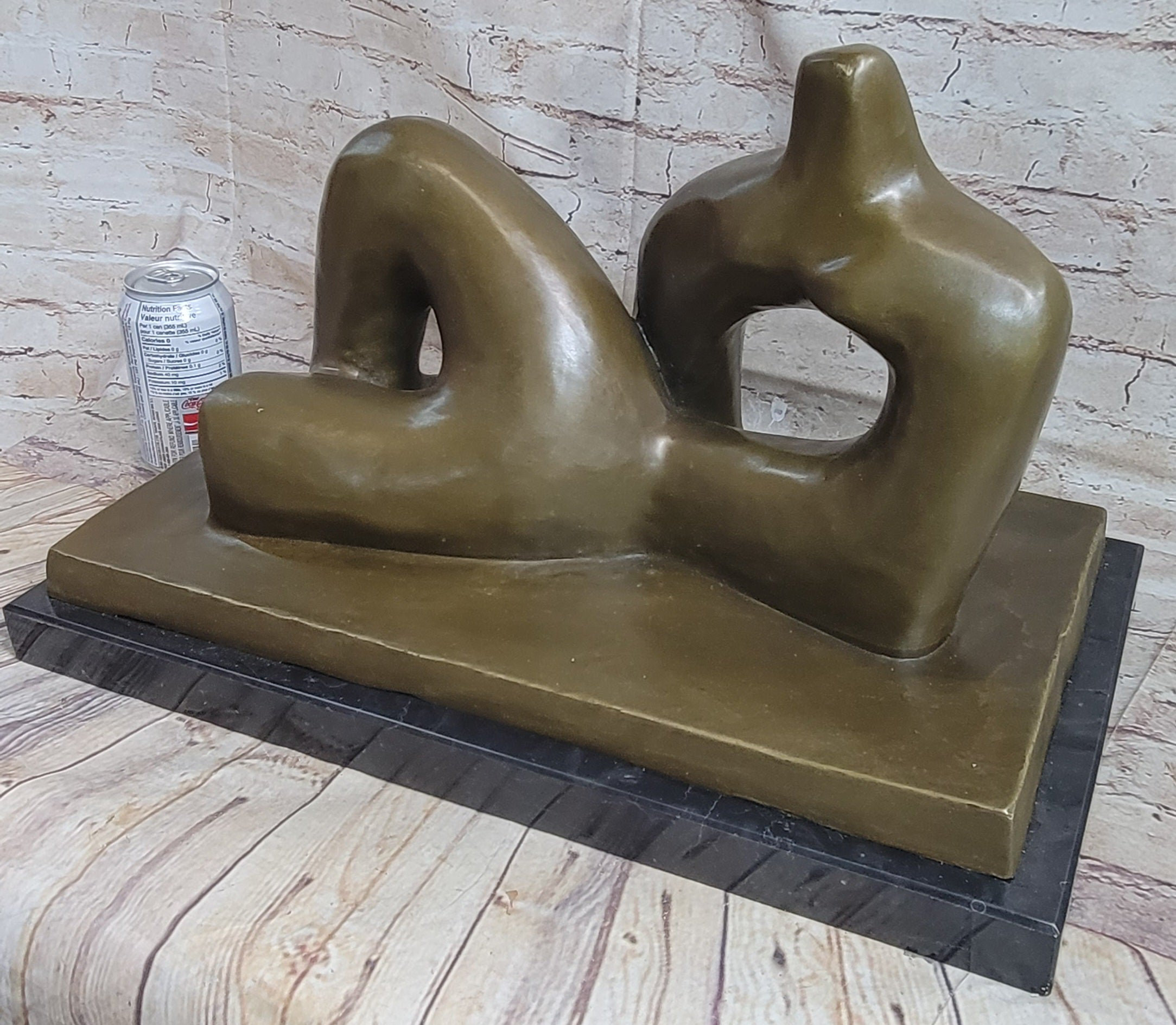 Orren Ellis Tysie Abstract Henry Moore Bronze Metal Statue Sculpture ...