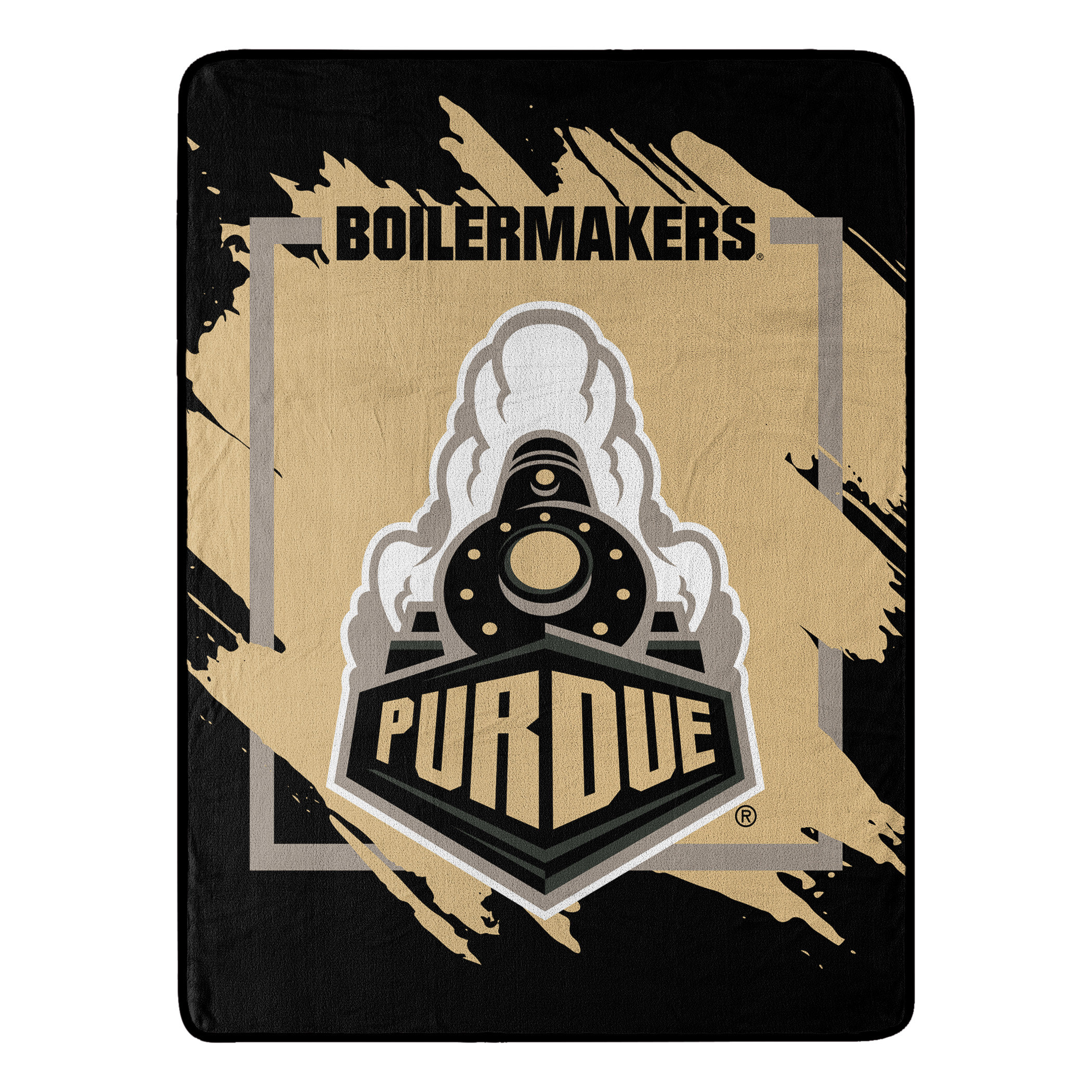 Northwest NCAA Dimensional Purdue Micro Raschel Polyester Throw | Wayfair