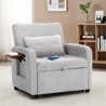 Ebern Designs Convertible Sleeper Chair with USB, Single Sleeper Sofa ...