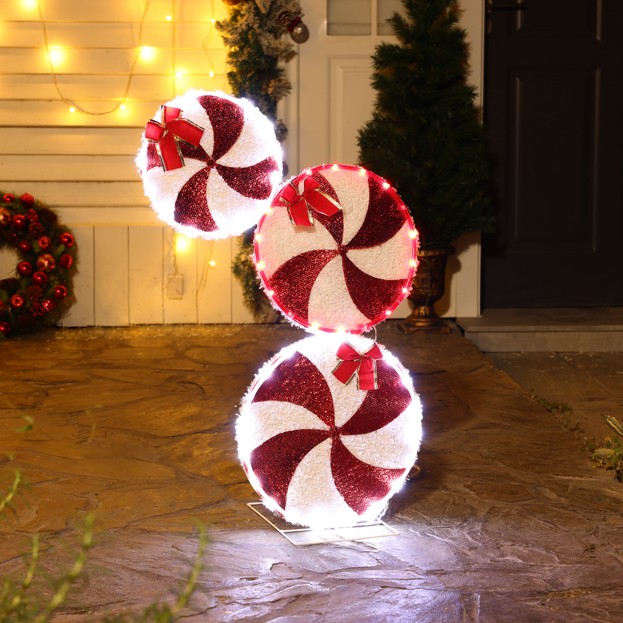 The Twillery Co. Peppermint Candy Lighted Display & Reviews - Wayfair ...