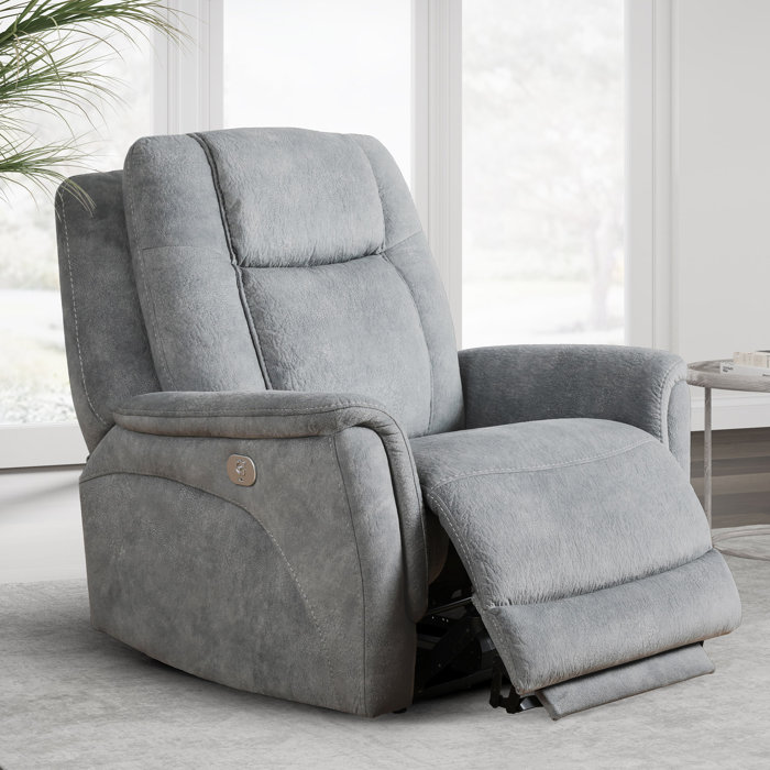Wade Logan® Cantlon 35" Wide Power Zero Clearance Recliner Zero Gravity ...