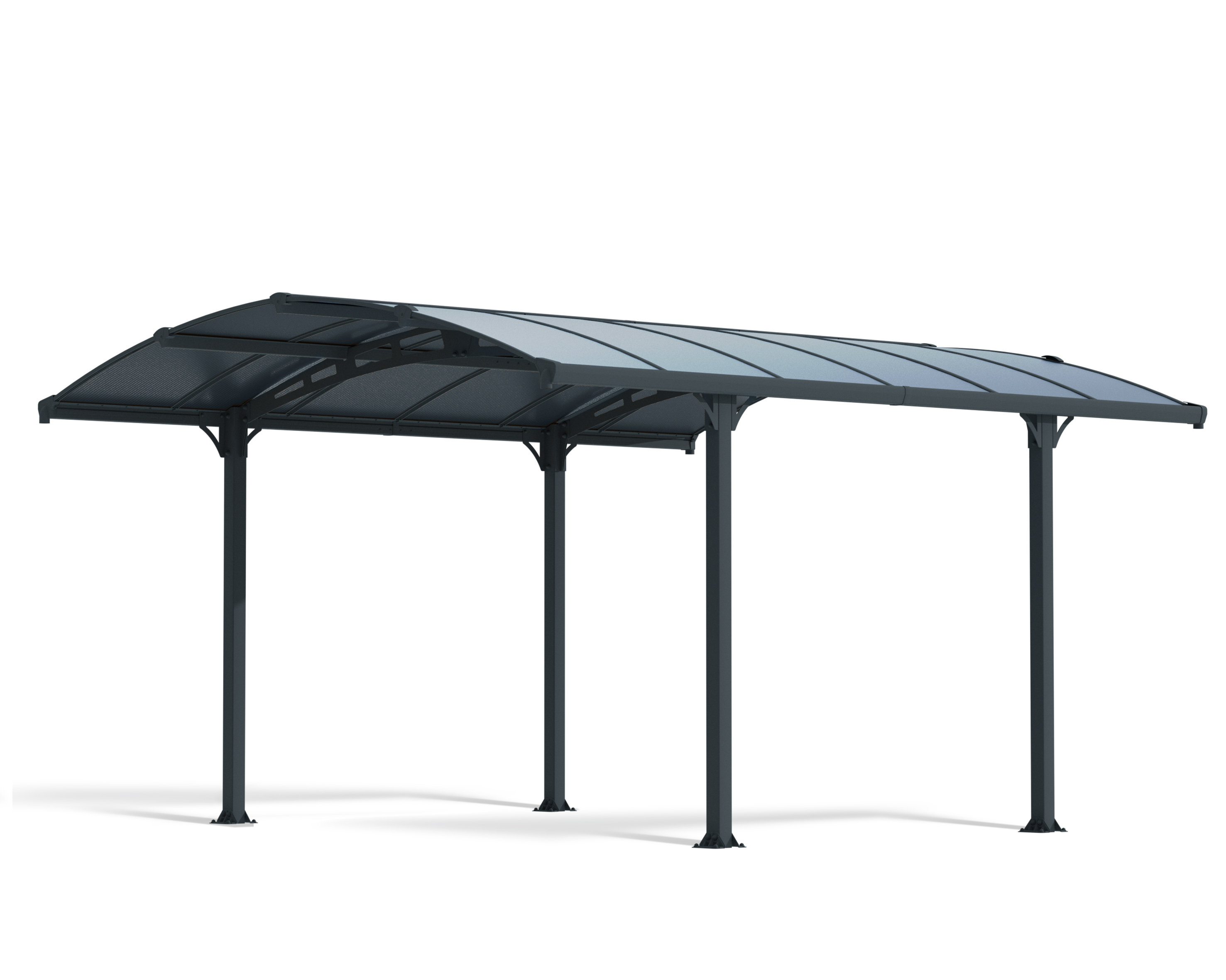 Canopia Palram - Canopia Tucson Aluminum Patio Gazebo - Gray & Reviews ...