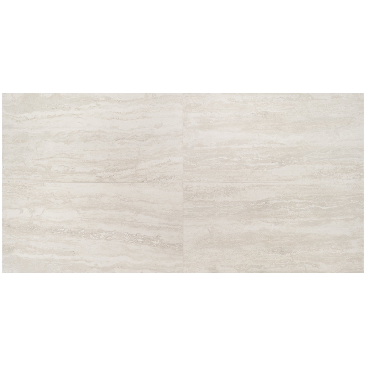 Bond Tile Core Travertine 24" x 48" Porcelain Stone Look Wall & Floor ...