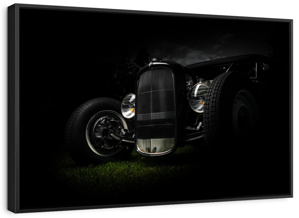 Latitude Run® Ford Hot Rod Car Canvas Print | Wayfair